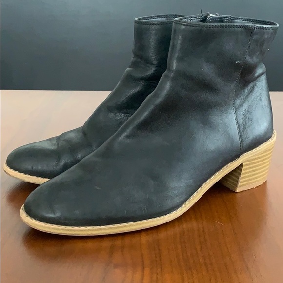 Clarks | Shoes | Clarks Breccan Myth Black Leather Ankle Boots 7 | Poshmark